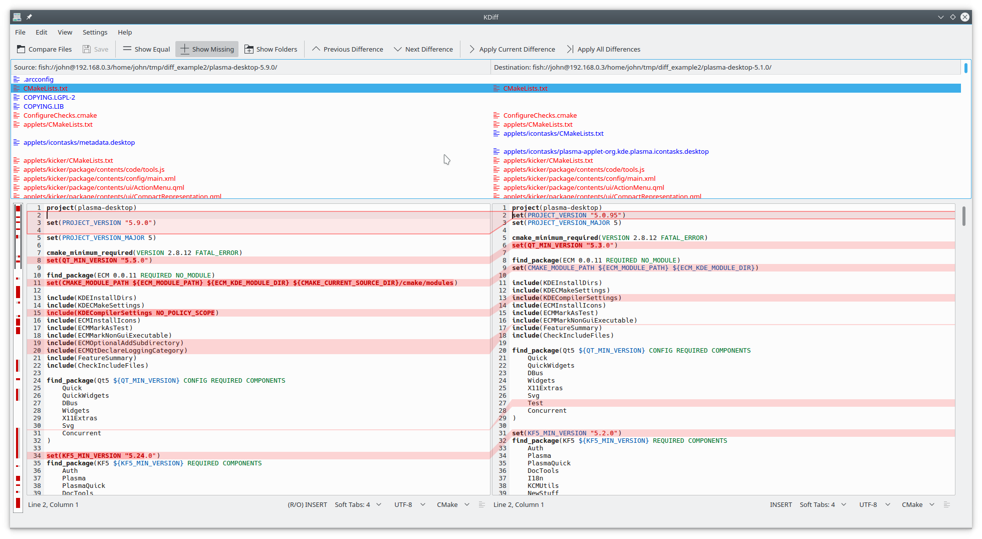 GitHub - jsalatas/kdiff: KDiff is a graphical difference viewer for the KDE platform, that ...
